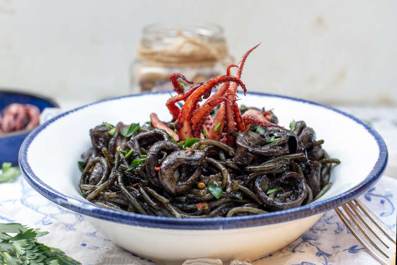 Squid Ink Spaghetti